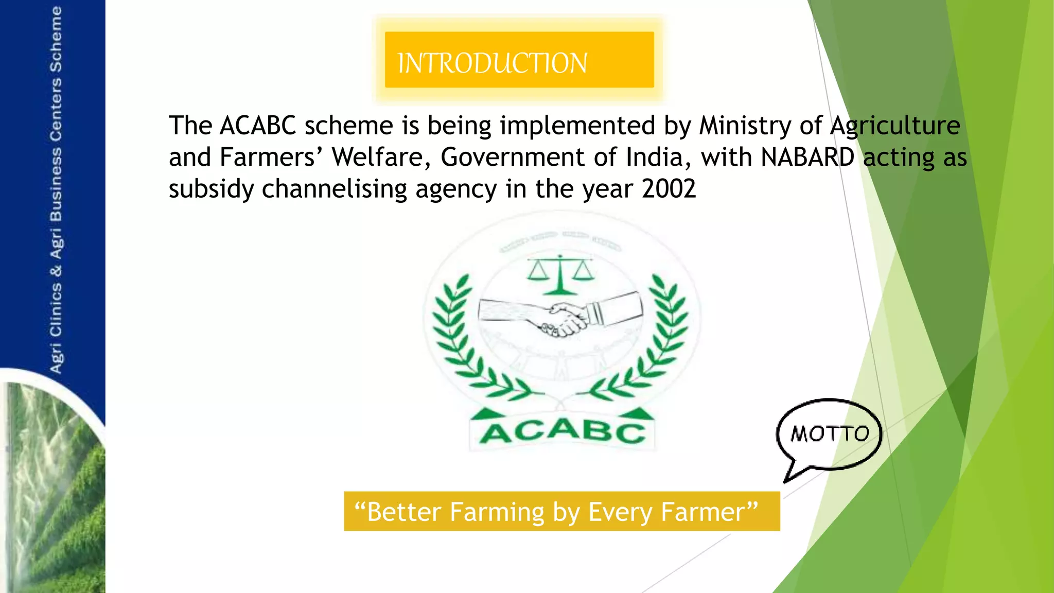 ACABC scheme ppt | PPTX