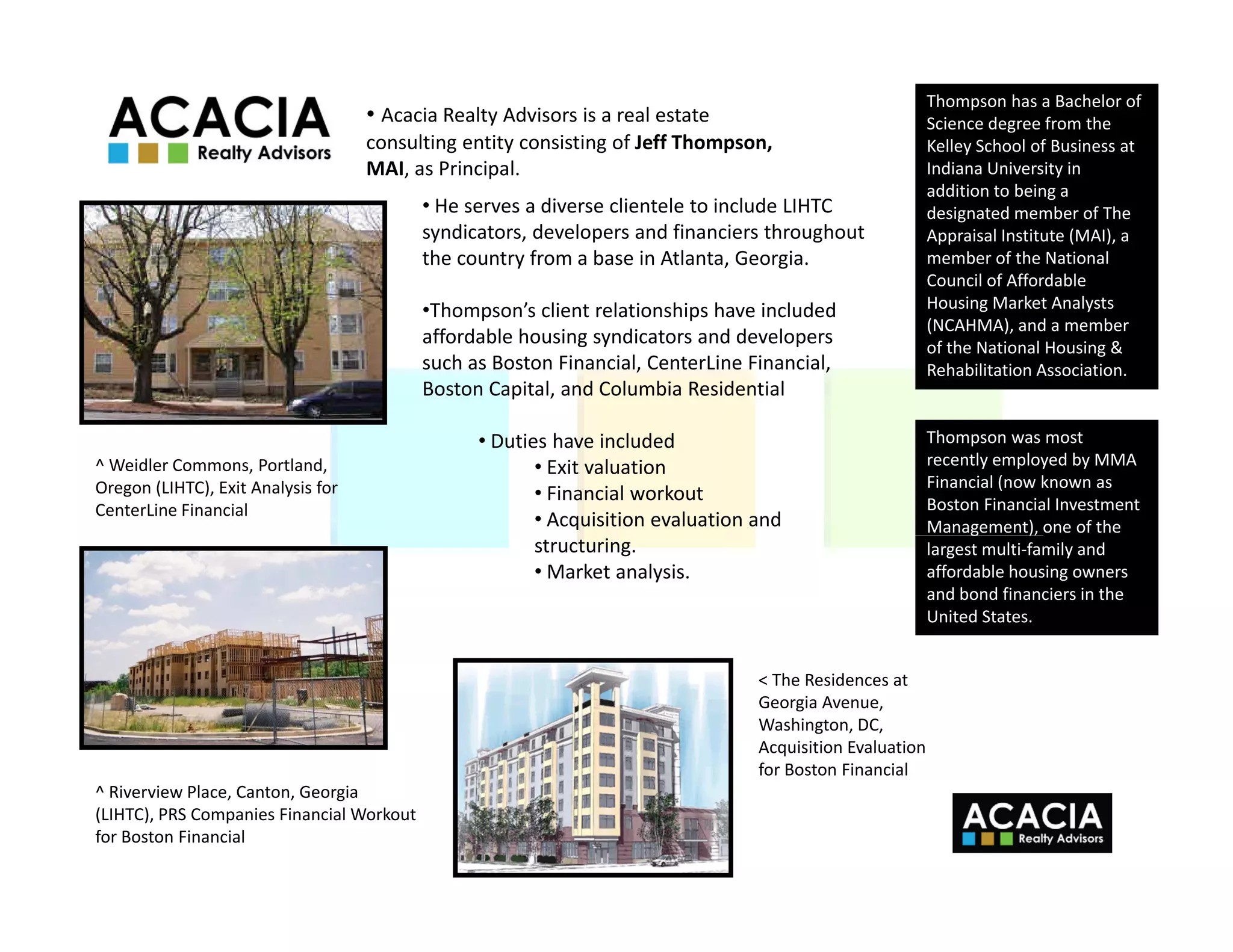 Acacia Brochure | PDF
