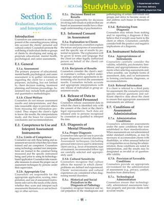 ACA Code Of Ethics As Approved By The ACA Governing Council AMERICAN ...