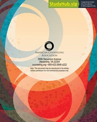 ACA Code Of Ethics As Approved By The ACA Governing Council AMERICAN ...