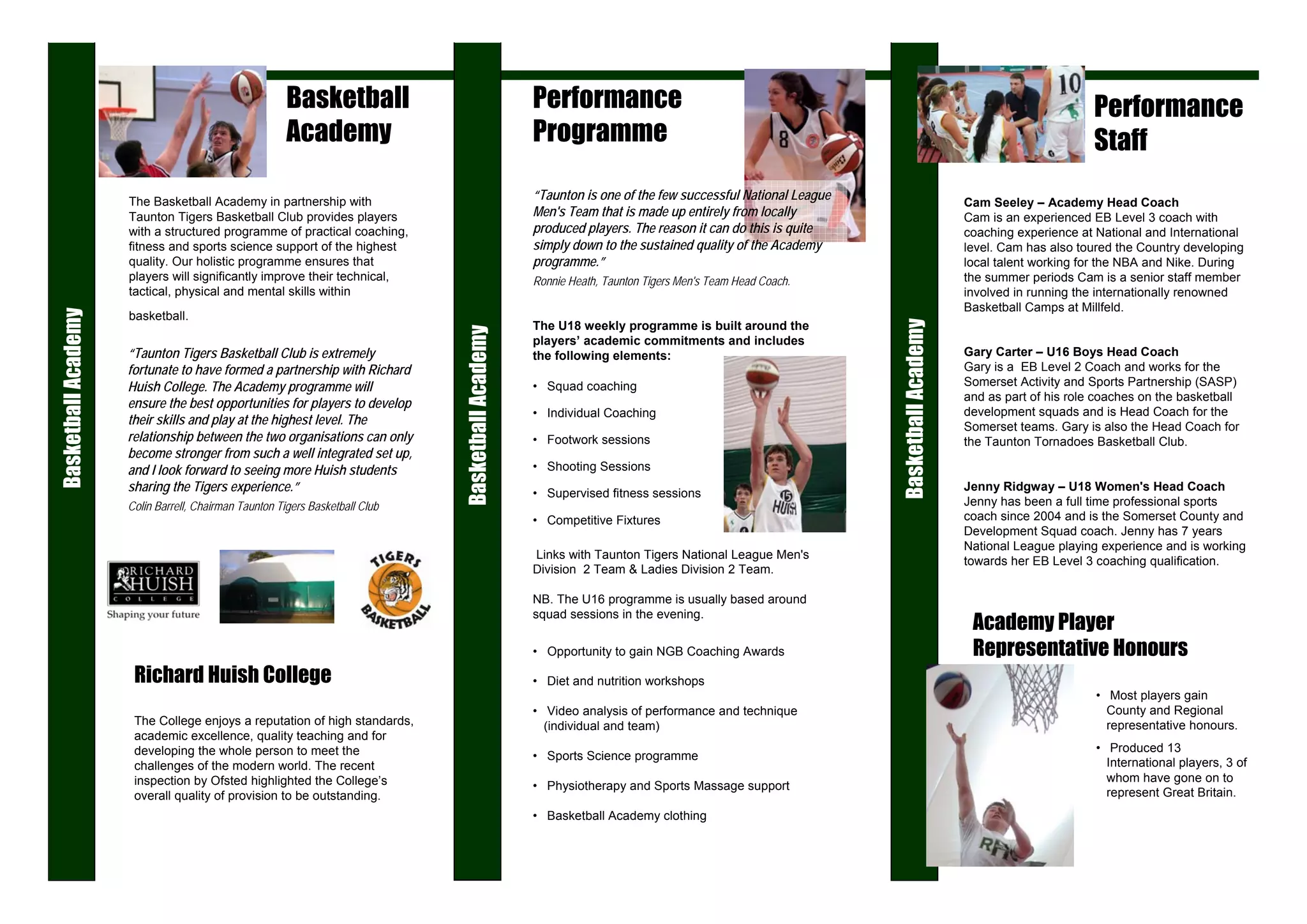 ACAD Basketball leaflet | PDF