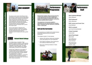 ACAD Golf Leaflet | PDF