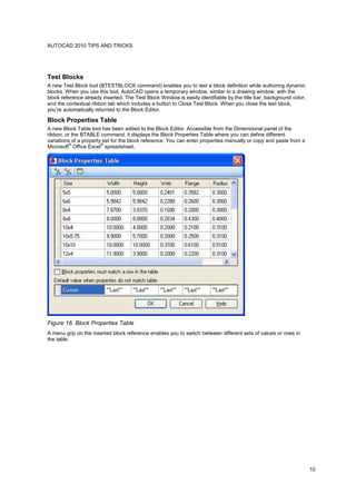 Acad10 tips and_tricks | PDF