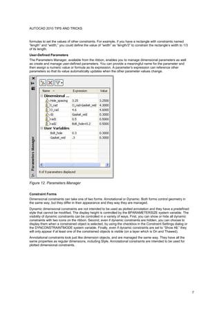 Acad10 tips and_tricks | PDF