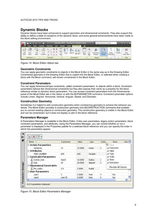 Acad10 tips and_tricks | PDF