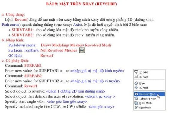 Autocad 3D Tieng Viet | PPT