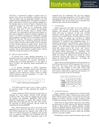 ACADA Access Control-Driven Architecture With Dynamic Adaptation | PDF