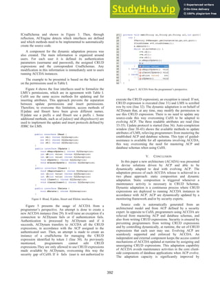 ACADA Access Control-Driven Architecture With Dynamic Adaptation | PDF