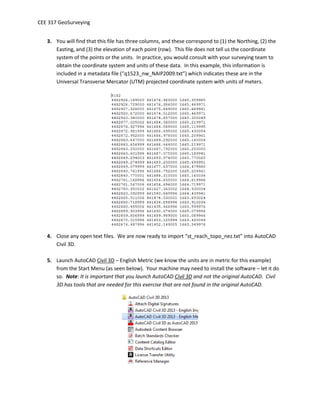 Acad civil3 d_points_manual | PDF