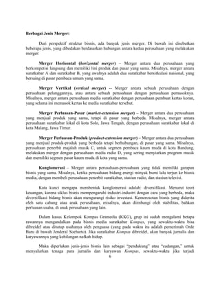 Memahami Integrasi, Merger, dan Akuisisi di Industri Media | PDF