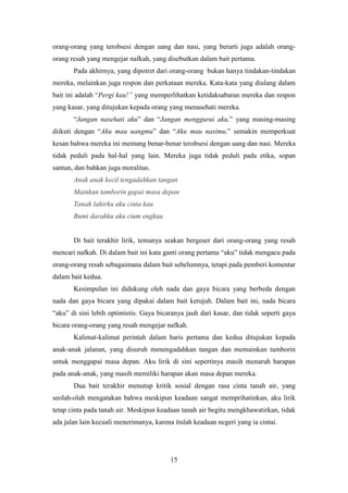 Pertentangan Kelas dalam Lirik Lagu di Album Kelompok Musik Swami I | PDF