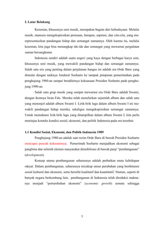 Pertentangan Kelas dalam Lirik Lagu di Album Kelompok Musik Swami I | PDF