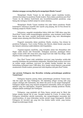 Sejarah Filsafat Yunani | PDF