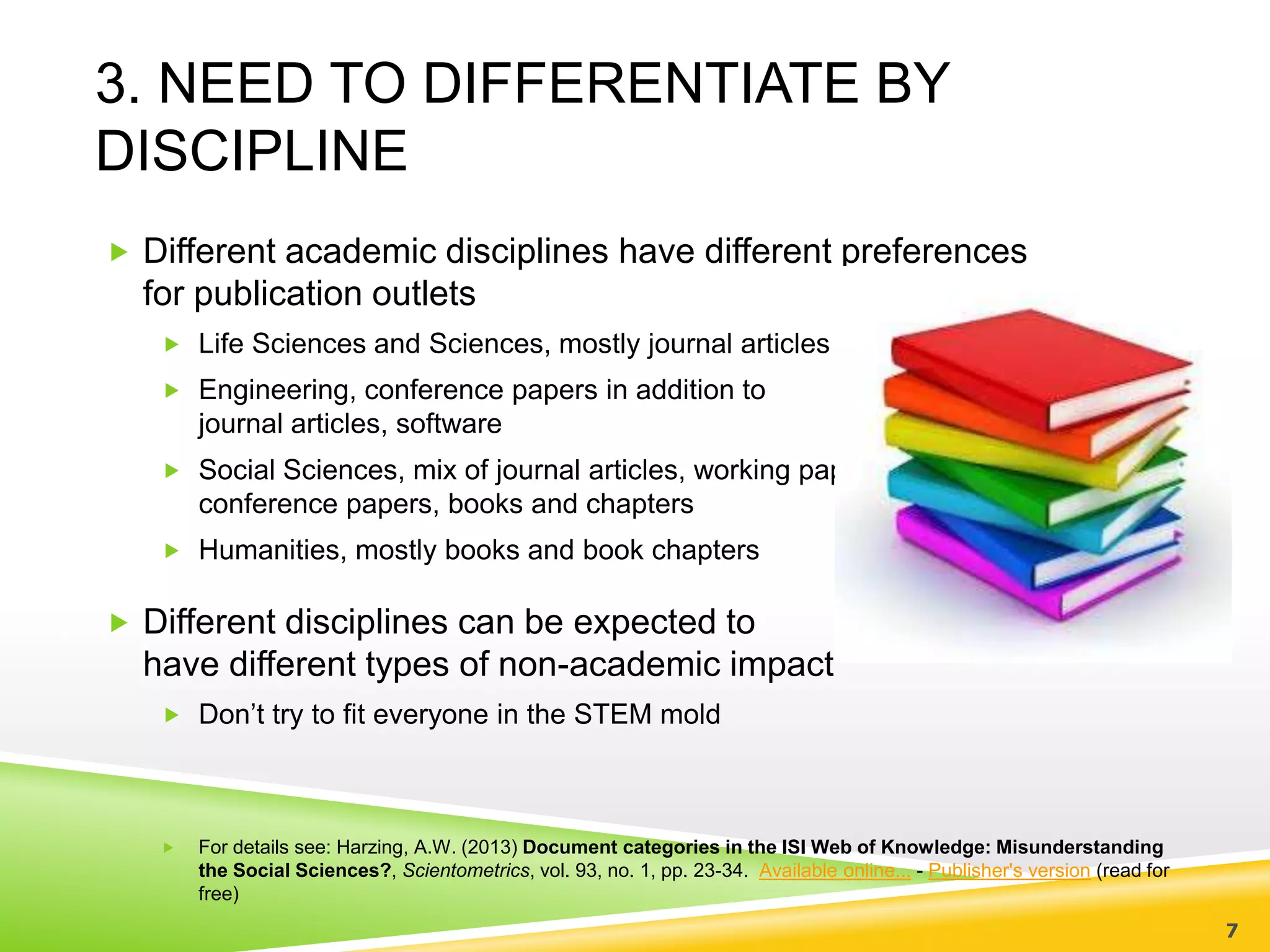 What can we learn from academic impact | PPTX