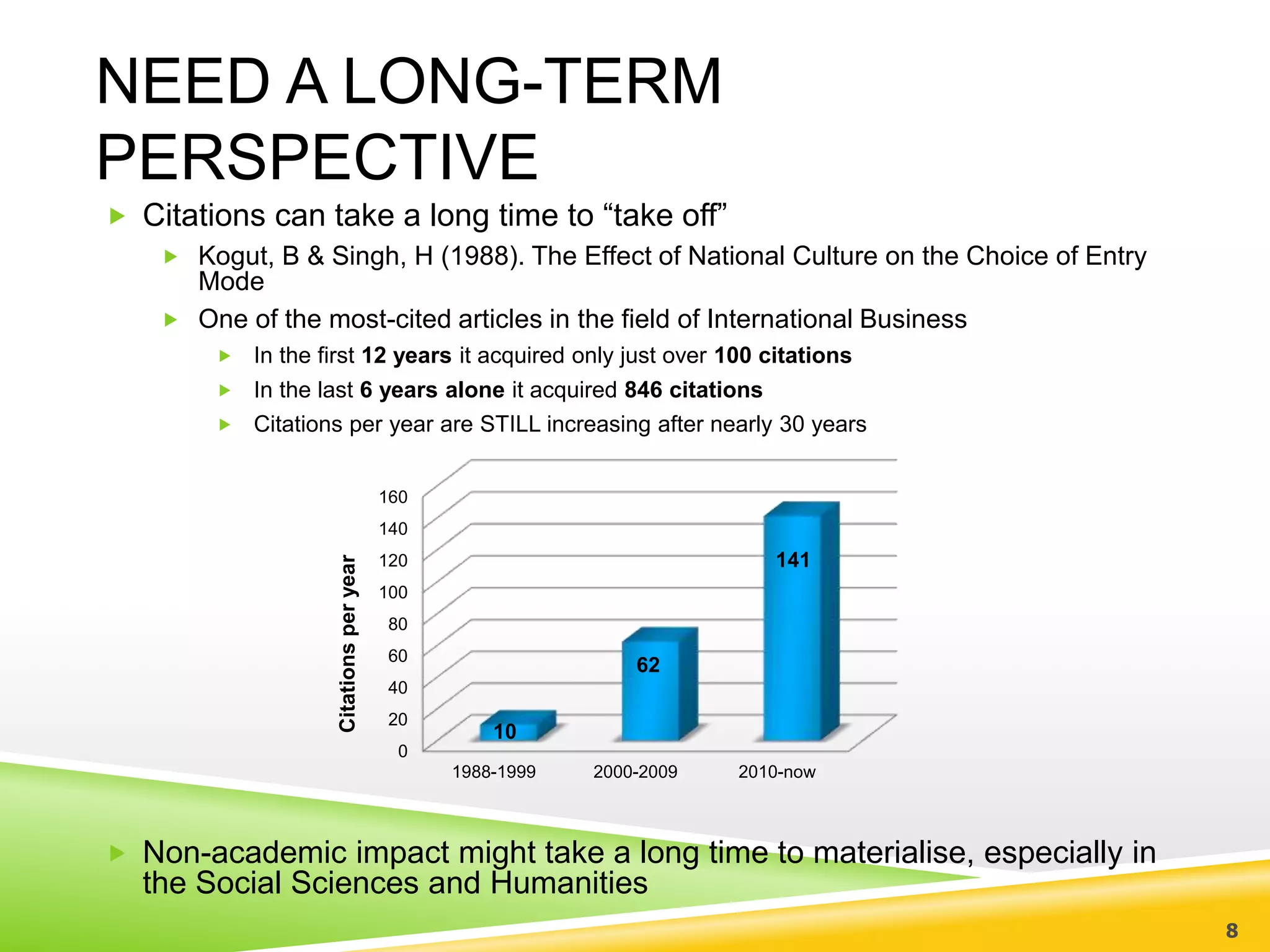 What can we learn from academic impact | PPTX