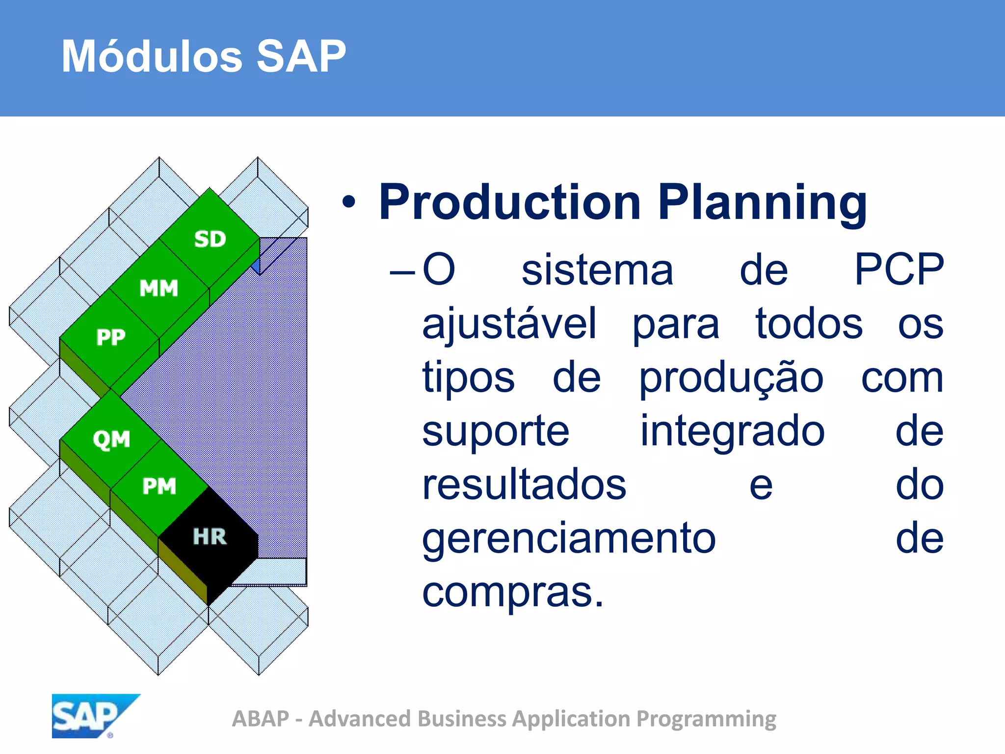 Treinamento SAP ABAP | PPTX