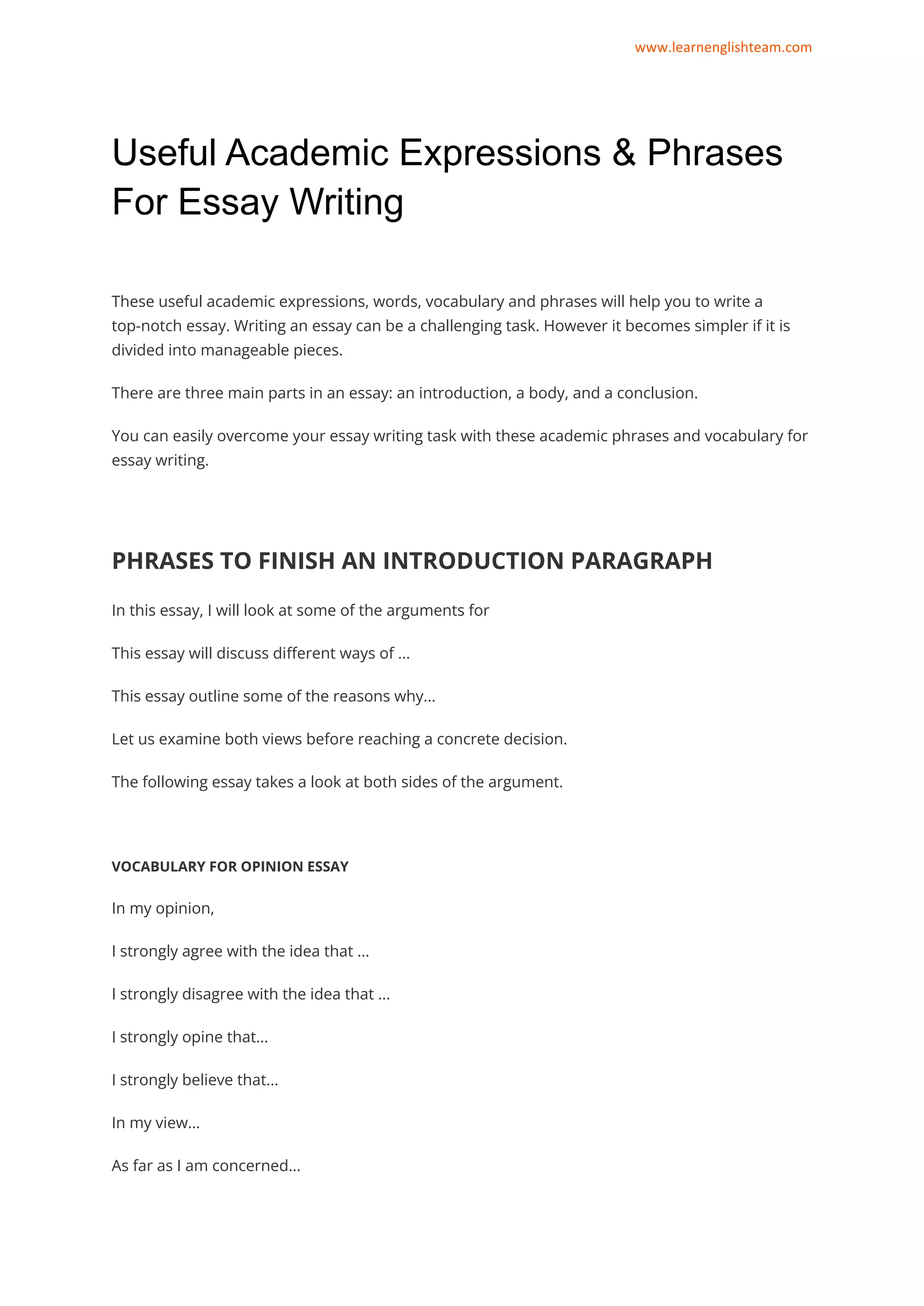 Academic-Expressions-and-Phrases-for-Essay-Writing-learnenglishteam.com ...