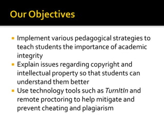 Mitigating Cheating and Plagiarism | PPTX | Educational Assessment ...