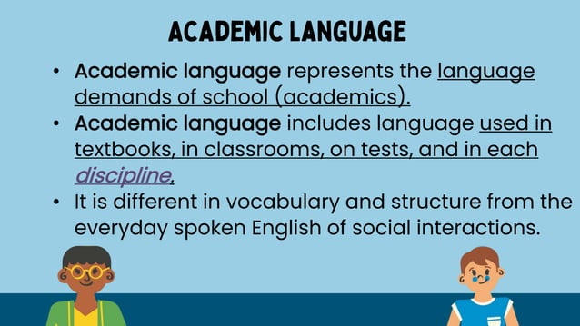 Academic-Language. eapp. grade 11 stem student | PPTX | Education