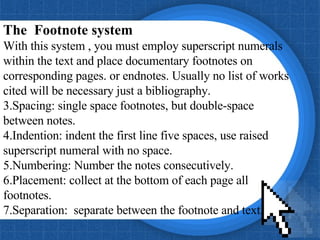 Documentation of Sources | PPT