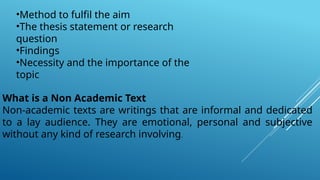 ACADEMIC-TEXT-STRUCTURES-Grade 12 Senior High | PPTX