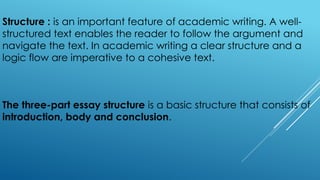 ACADEMIC-TEXT-STRUCTURES-Grade 12 Senior High | PPTX