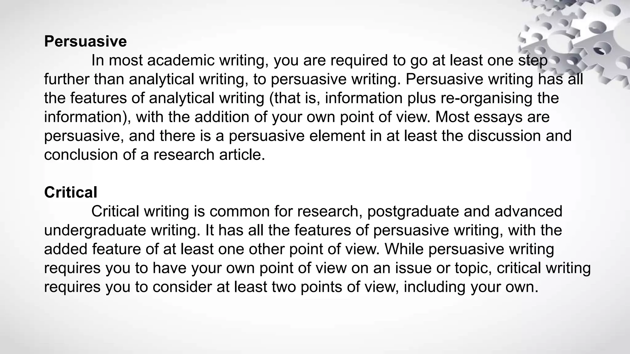 Academic Writing | PPTX