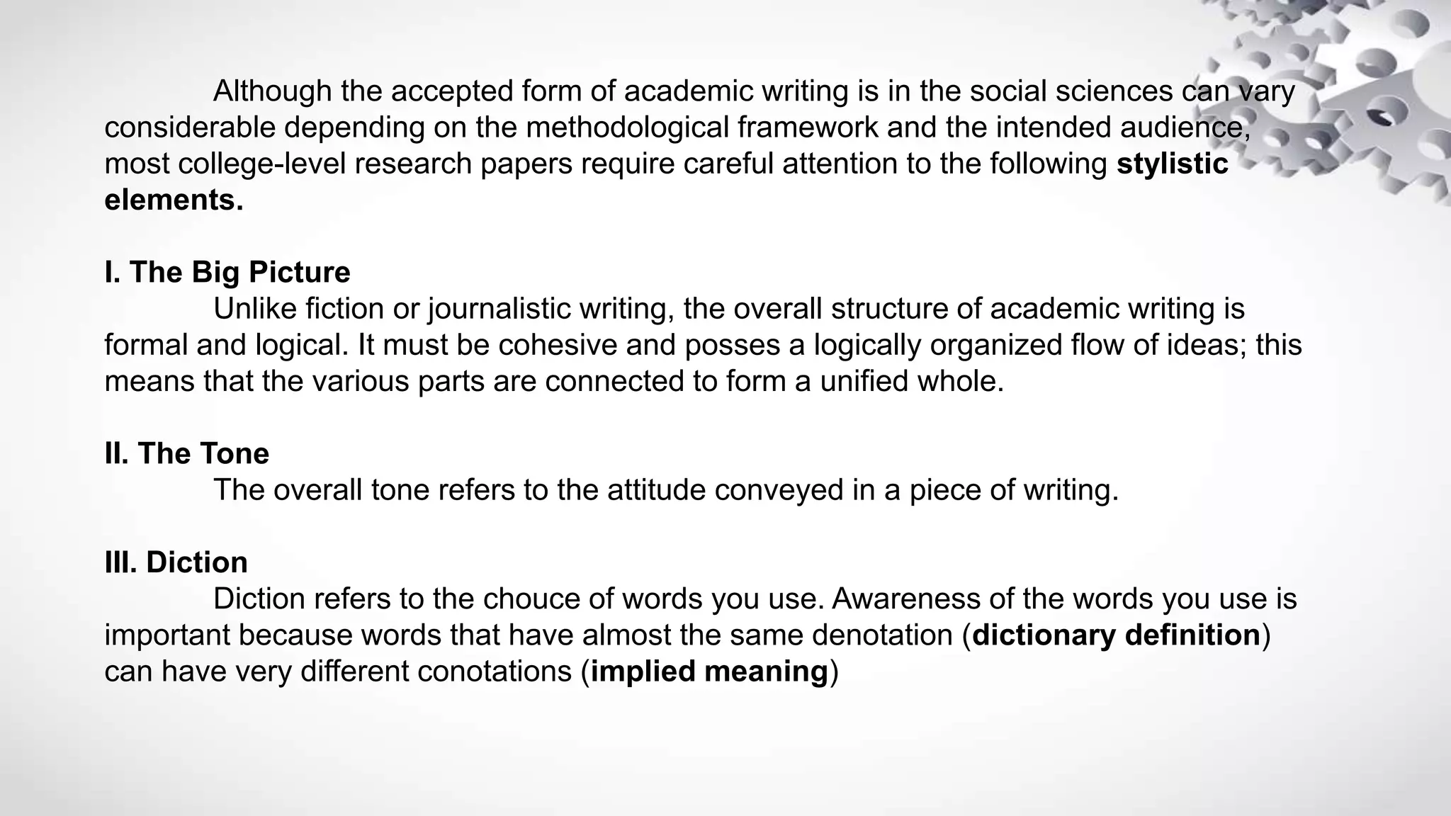 Academic Writing | PPTX