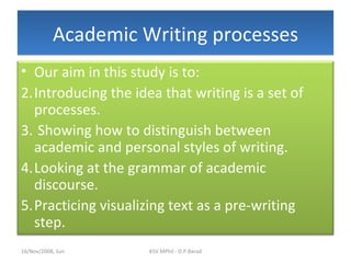 Academic Writing Skills 1 | PPT