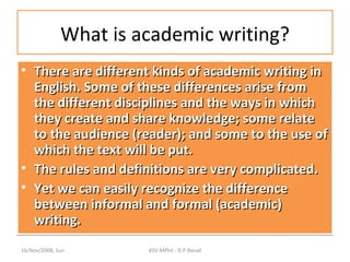 Academic Writing Skills 1 | PPT