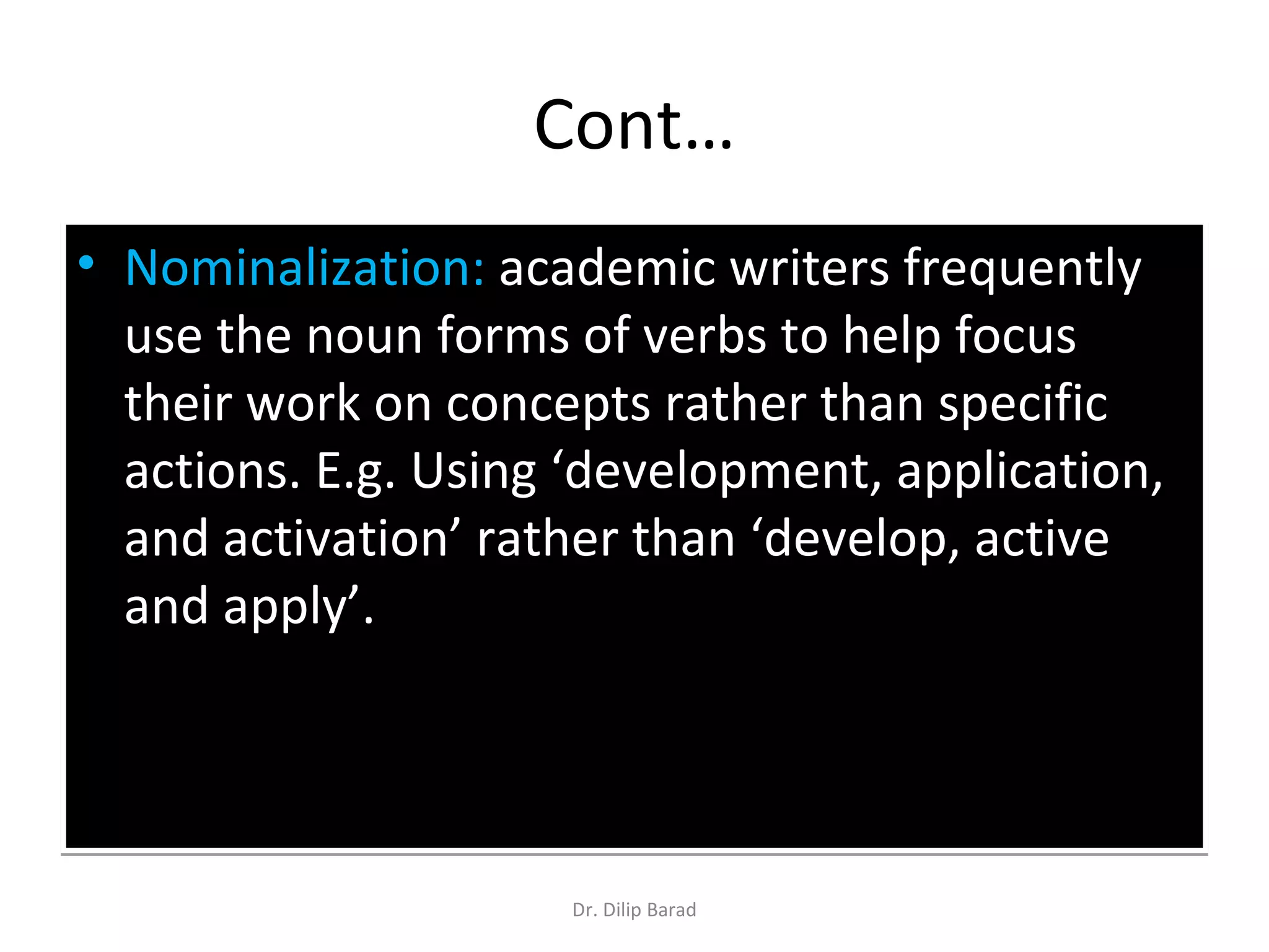 Academic Writing Skills 2 | PPT | Education