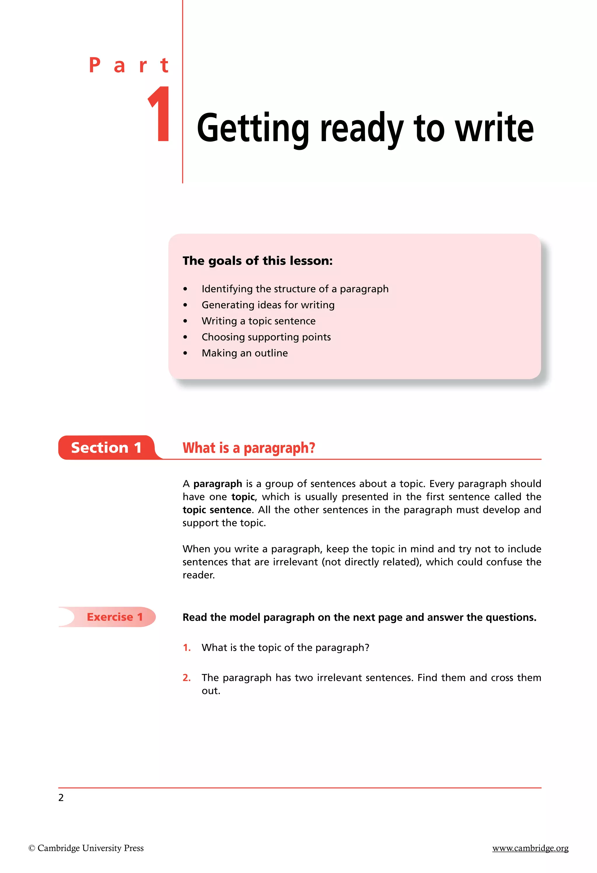 Academic writing-skills-level1-students-book-unit1-sample-pages | PDF