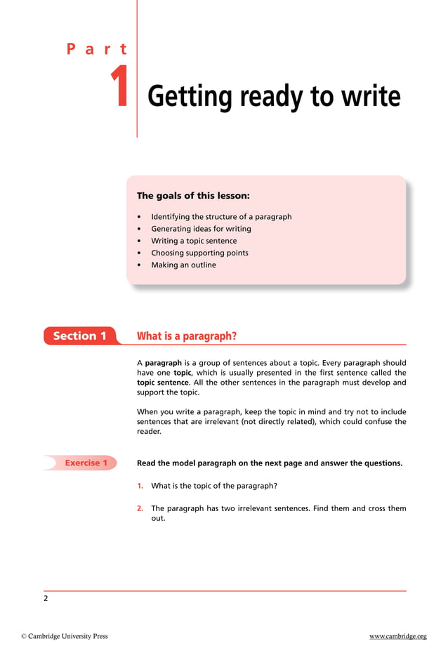 Academic writing-skills-level1-students-book-unit1-sample-pages | PDF | Free Download