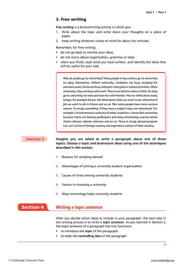 Academic writing-skills-level1-students-book-unit1-sample-pages | PDF