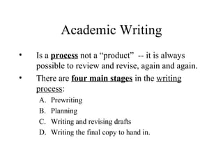Academic writing-topic and title-ppt | PPT