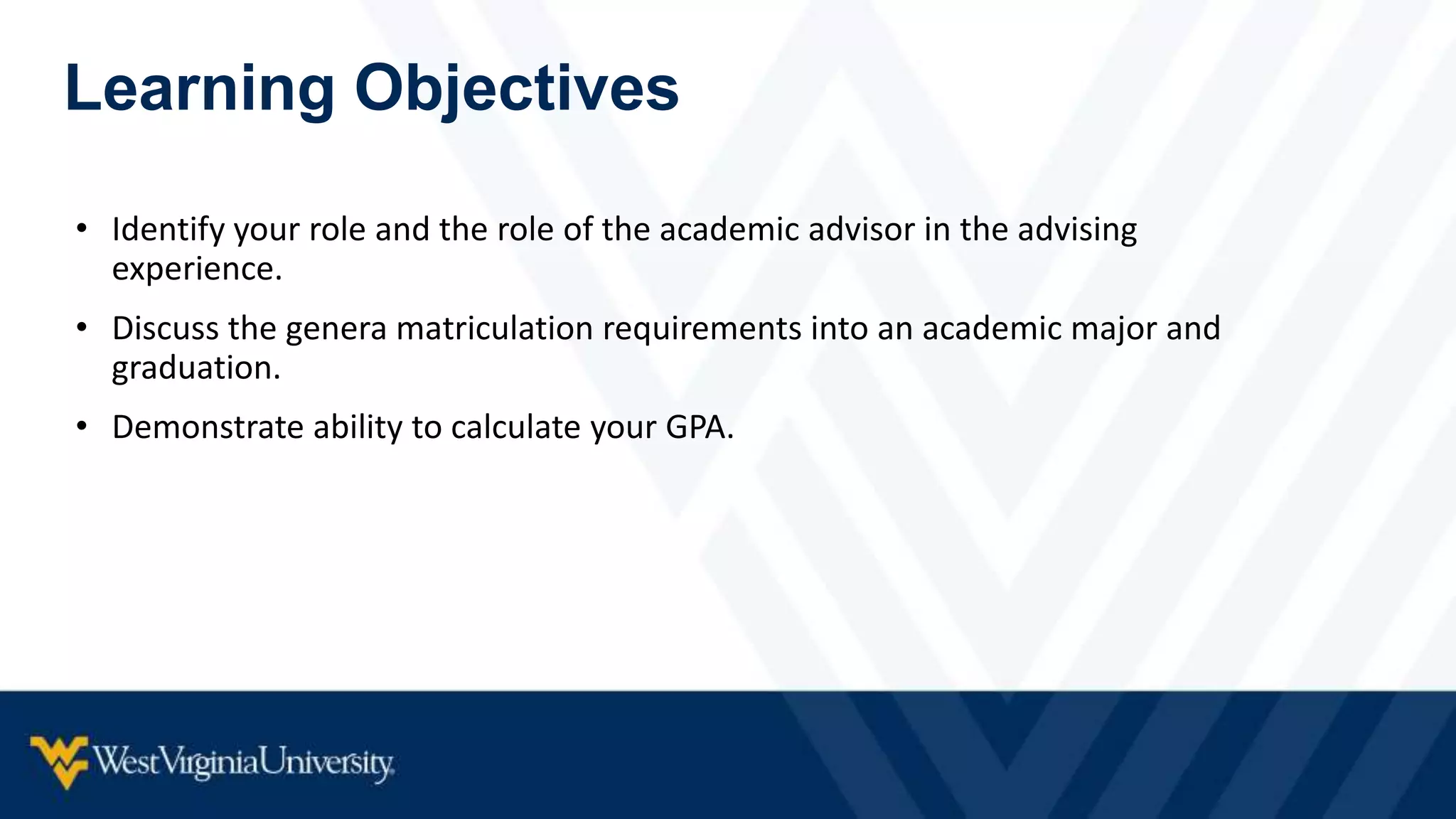 Academic Advising | PPTX