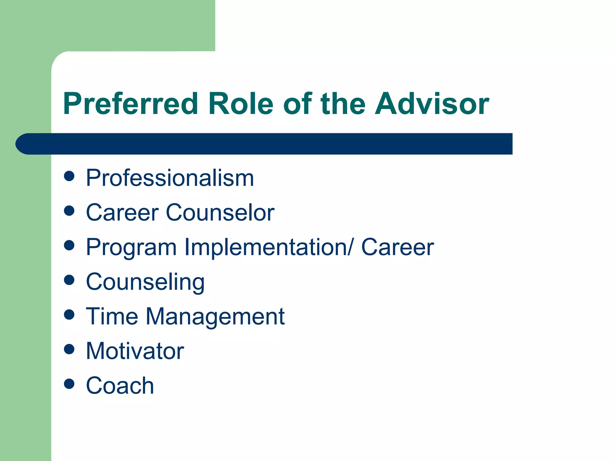 Academic Advising Presentation | PPT