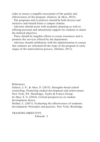 ACADEMIC ADVISOR TRAINING SYLLABUS .docx