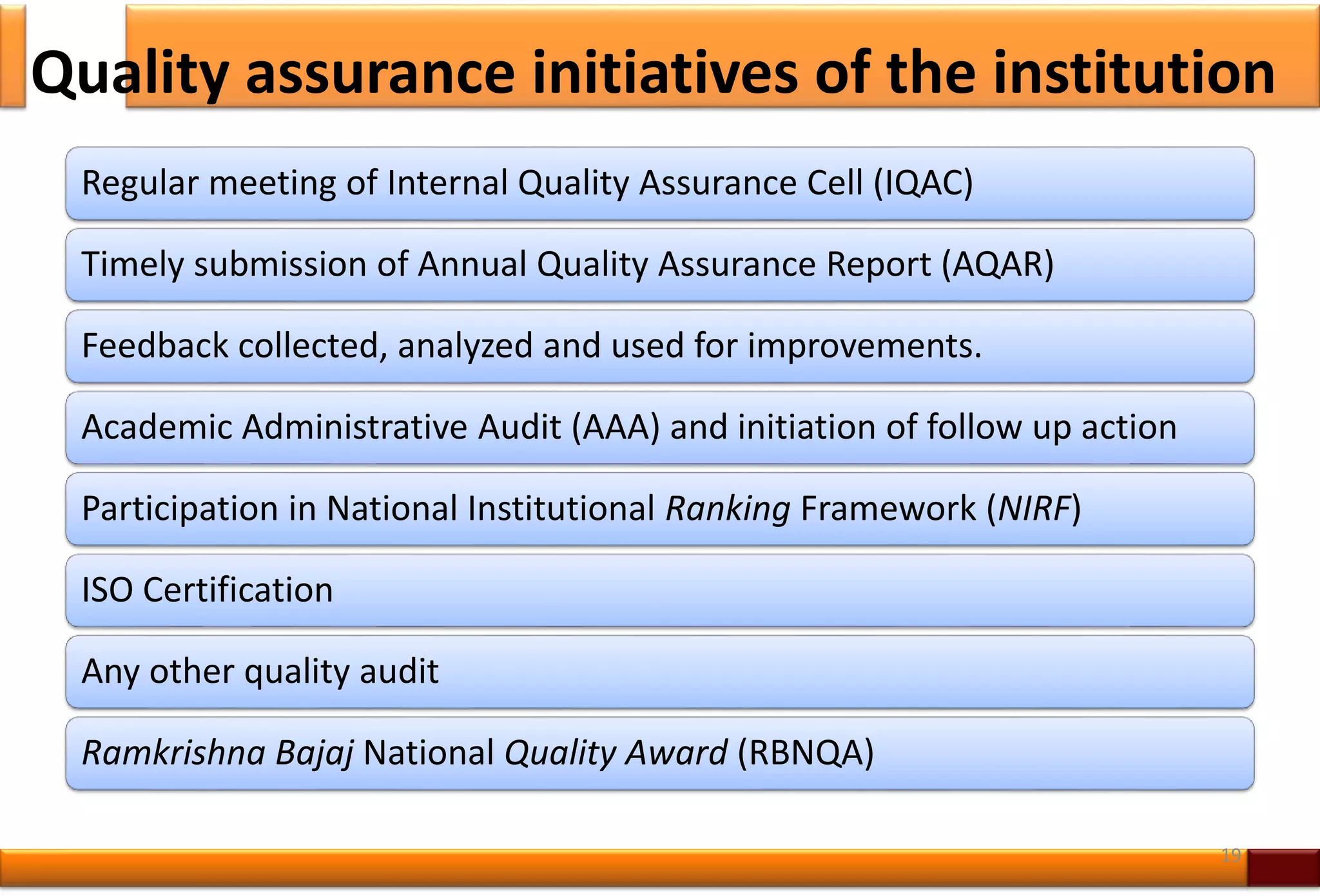 Academic and administrative audit (AAA) | PPTX