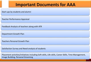 Academic and administrative audit (AAA) | PPTX