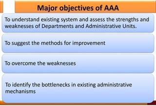 Academic and administrative audit (AAA) | PPTX