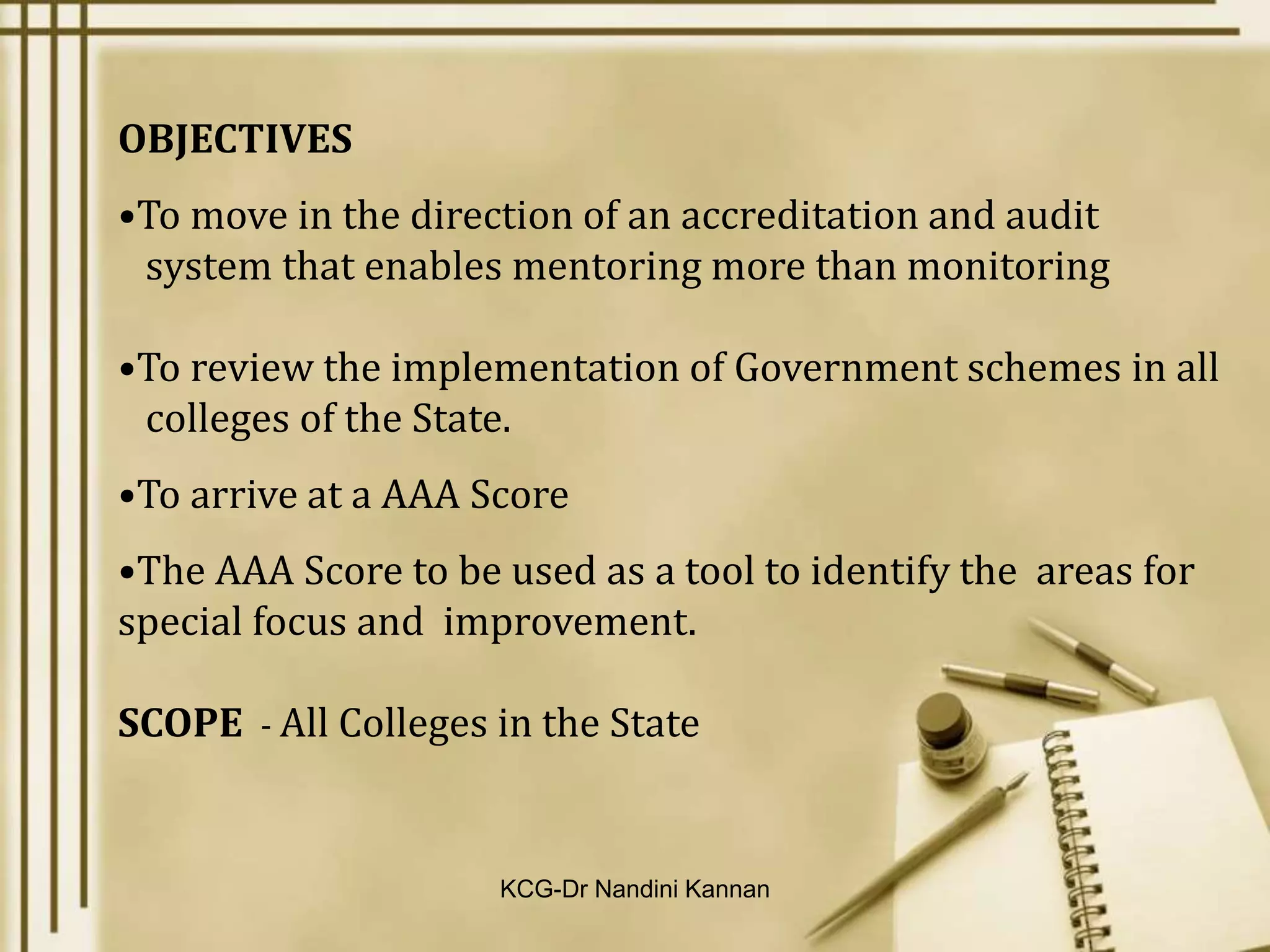 Academic and administrative audit (aaa) ppt | PPT