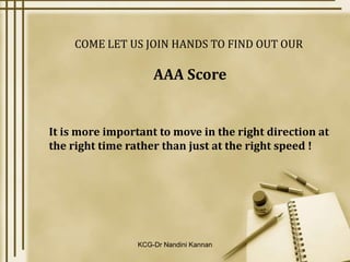 Academic and administrative audit (aaa) ppt | PPT