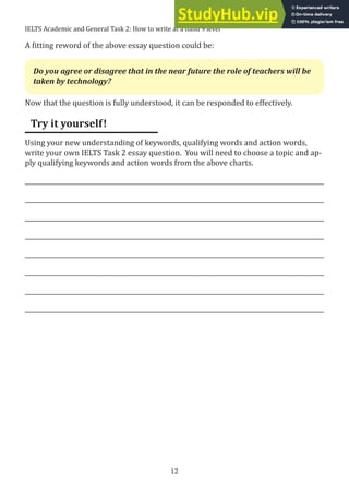 Academic And General Task 2 How To Write At A 9 Level | PDF