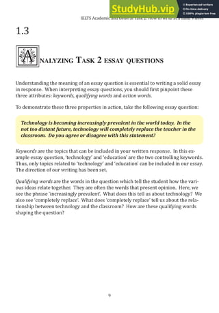 Academic And General Task 2 How To Write At A 9 Level | PDF