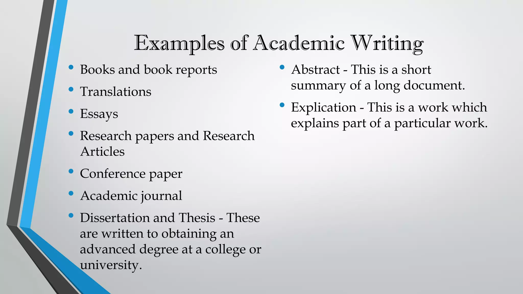 Academic and Non Academic writing by Sohail Ahmed Solangi | PDF