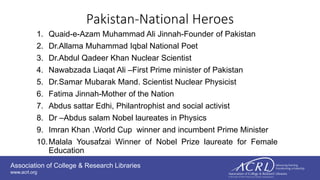 Academic and research libraries in pakistan by Abid Hussain Library ...