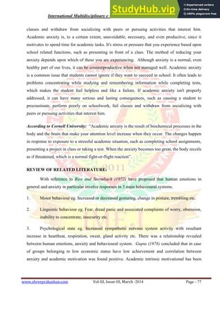 Academic Anxiety Among High School Students In Relation To Different Social-Categories.pdf
