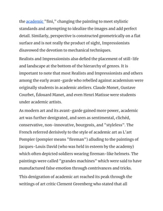 Academic art | PDF