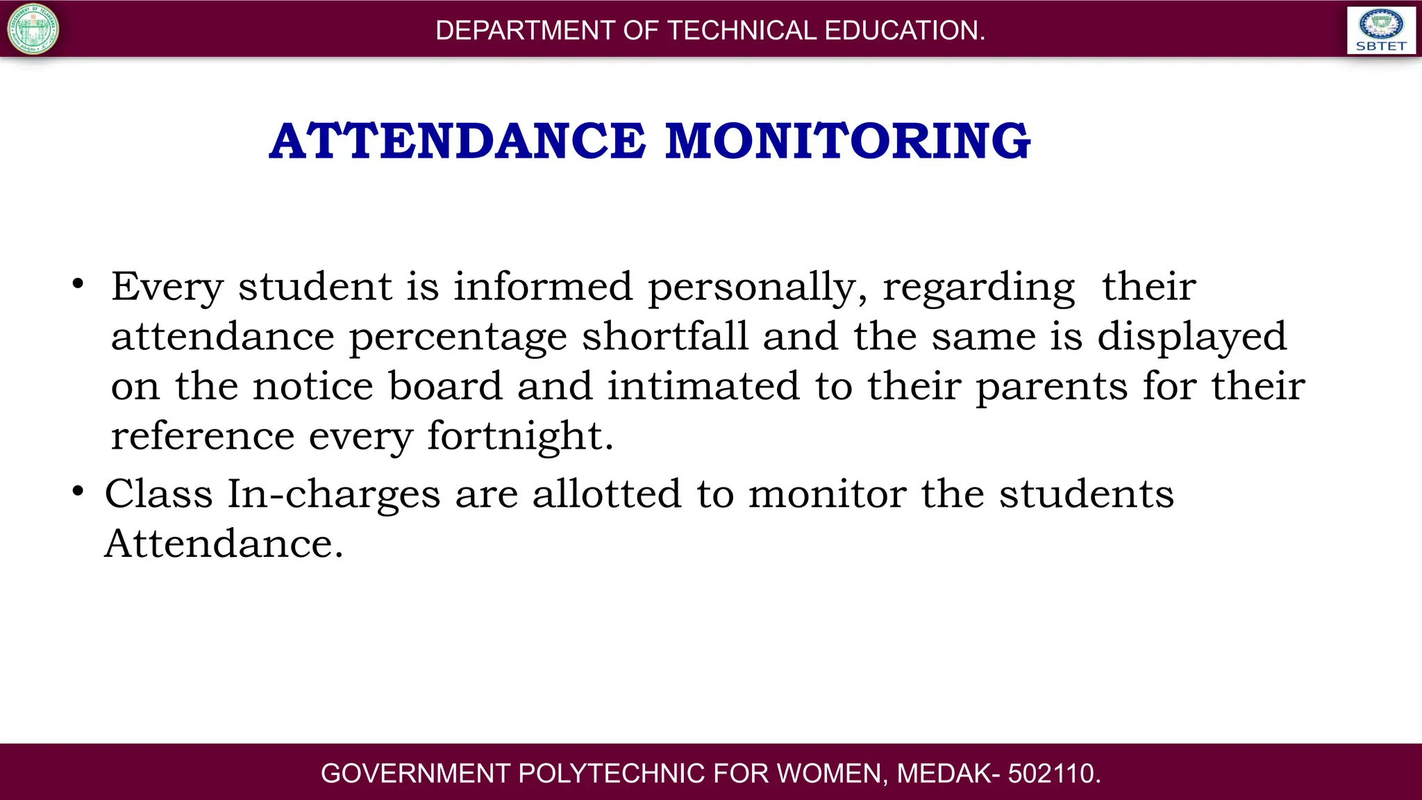 Academic AUDIT file pertaining to GMW MEDAk | PPTX